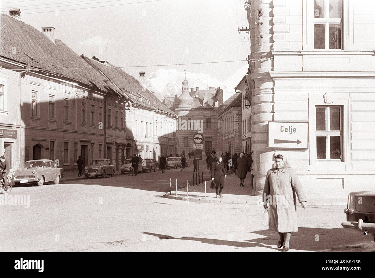 Motiv iz Kamnika, a photograph from 1962, showcases a landscape scene ...