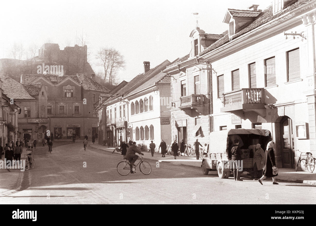 'Motiv iz Kamnika 1962 (2)' is a visual piece depicting a scene from ...