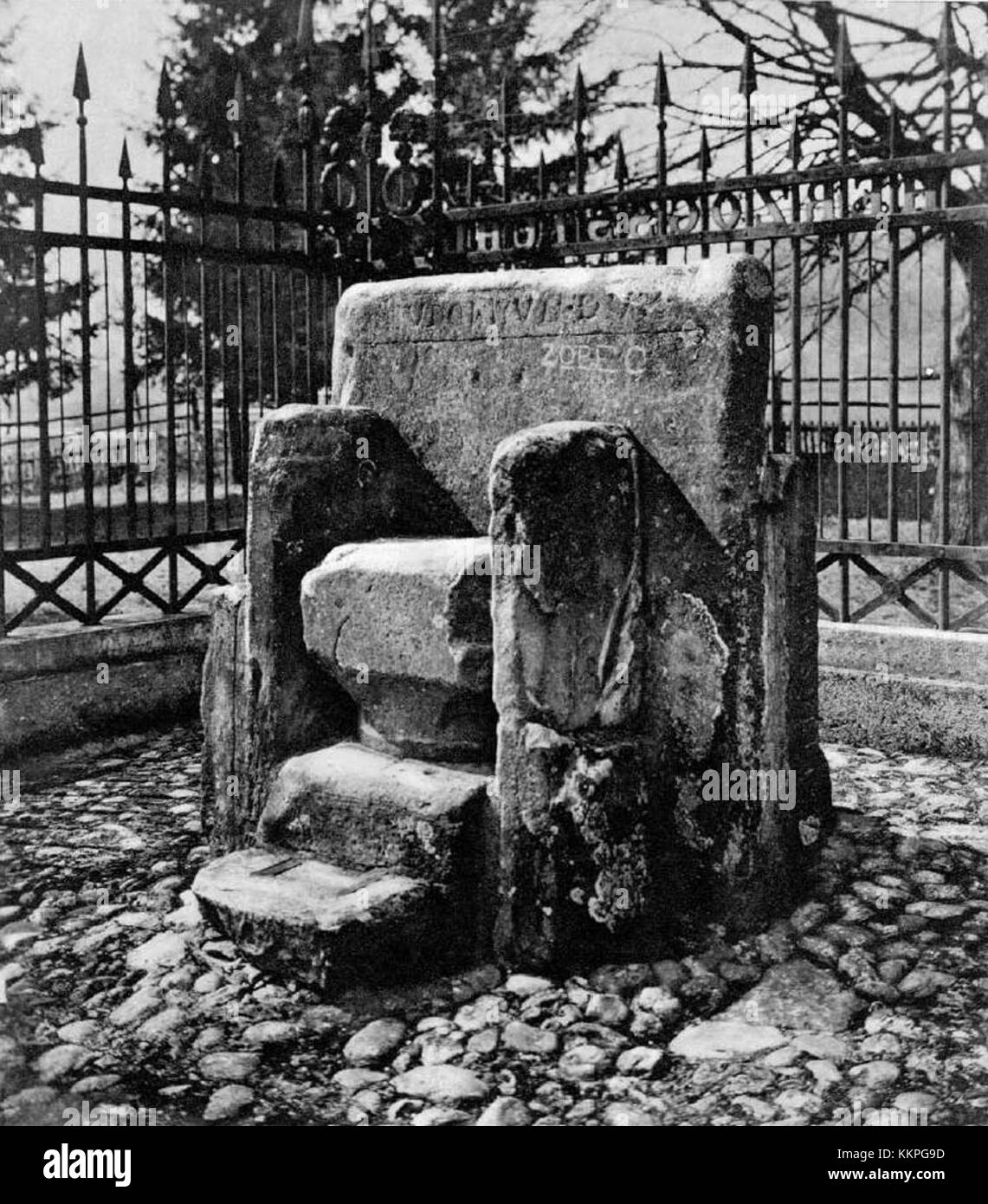 Vojvodski prestol is a historical throne from the Vojvodina region ...