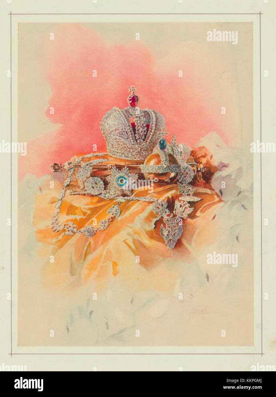 Imperial russian crown jewels hi-res stock photography and images - Alamy