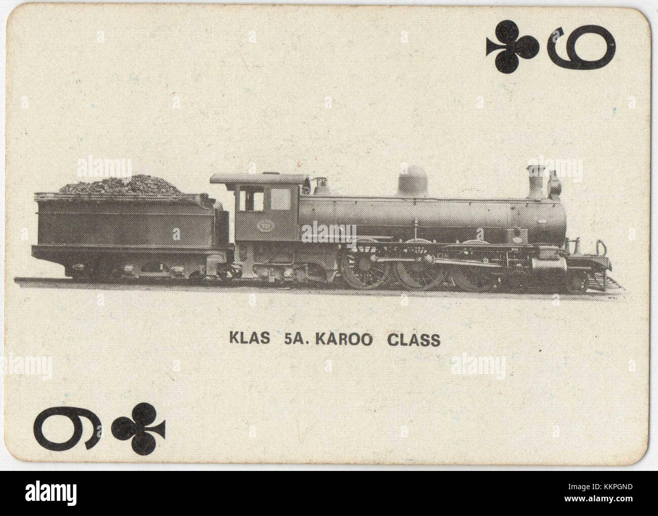 A deck of playing cards from the Class 5A 721 series, featuring a ...