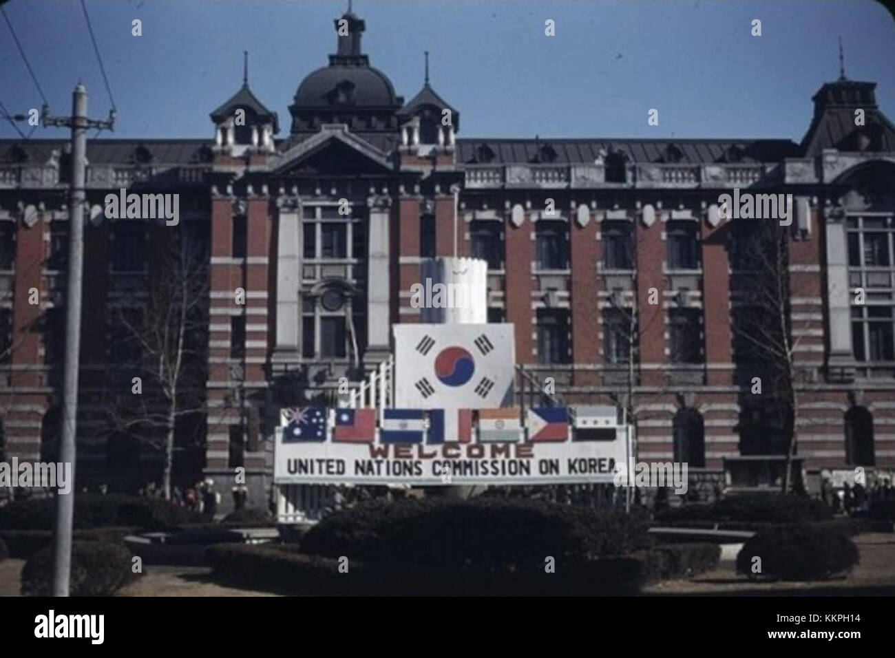 A photograph depicting Seoul in 1949, showcasing the cityâ€™s post-war ...