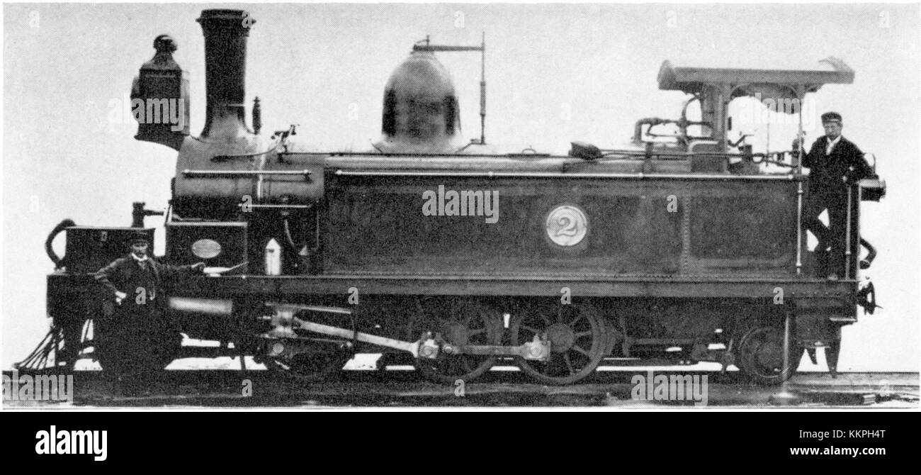 The CGR 2nd Class no. 2 is a steam locomotive built in 1875, recognized ...
