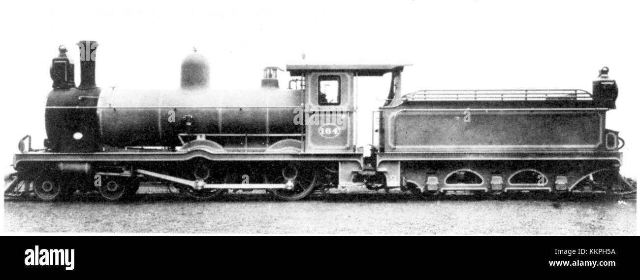The CGR 3rd Class 4-4-0 locomotive, built in 1898, was part of the Cape ...