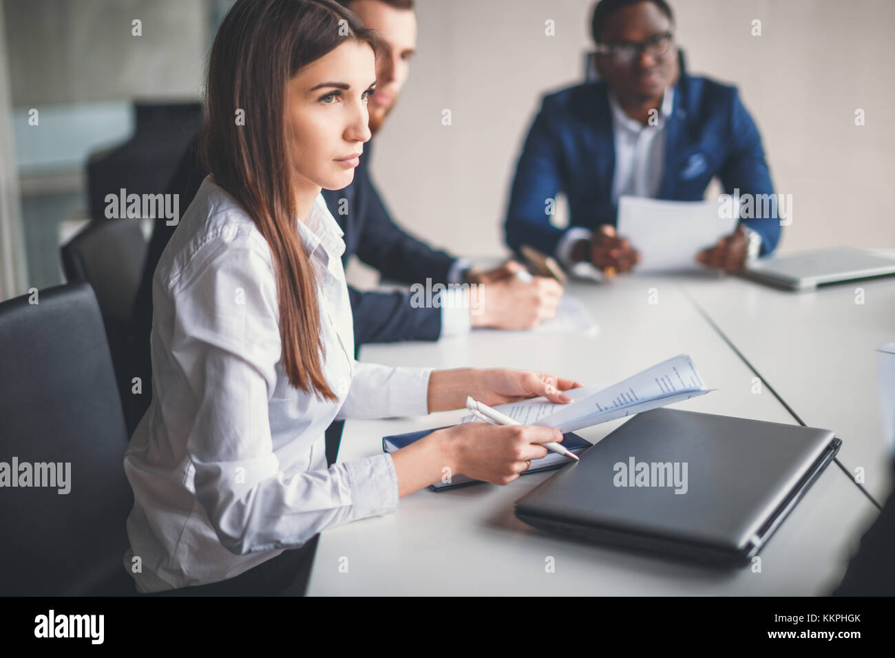 Business Team Empowerment Success Motivation Concept Stock Photo - Alamy