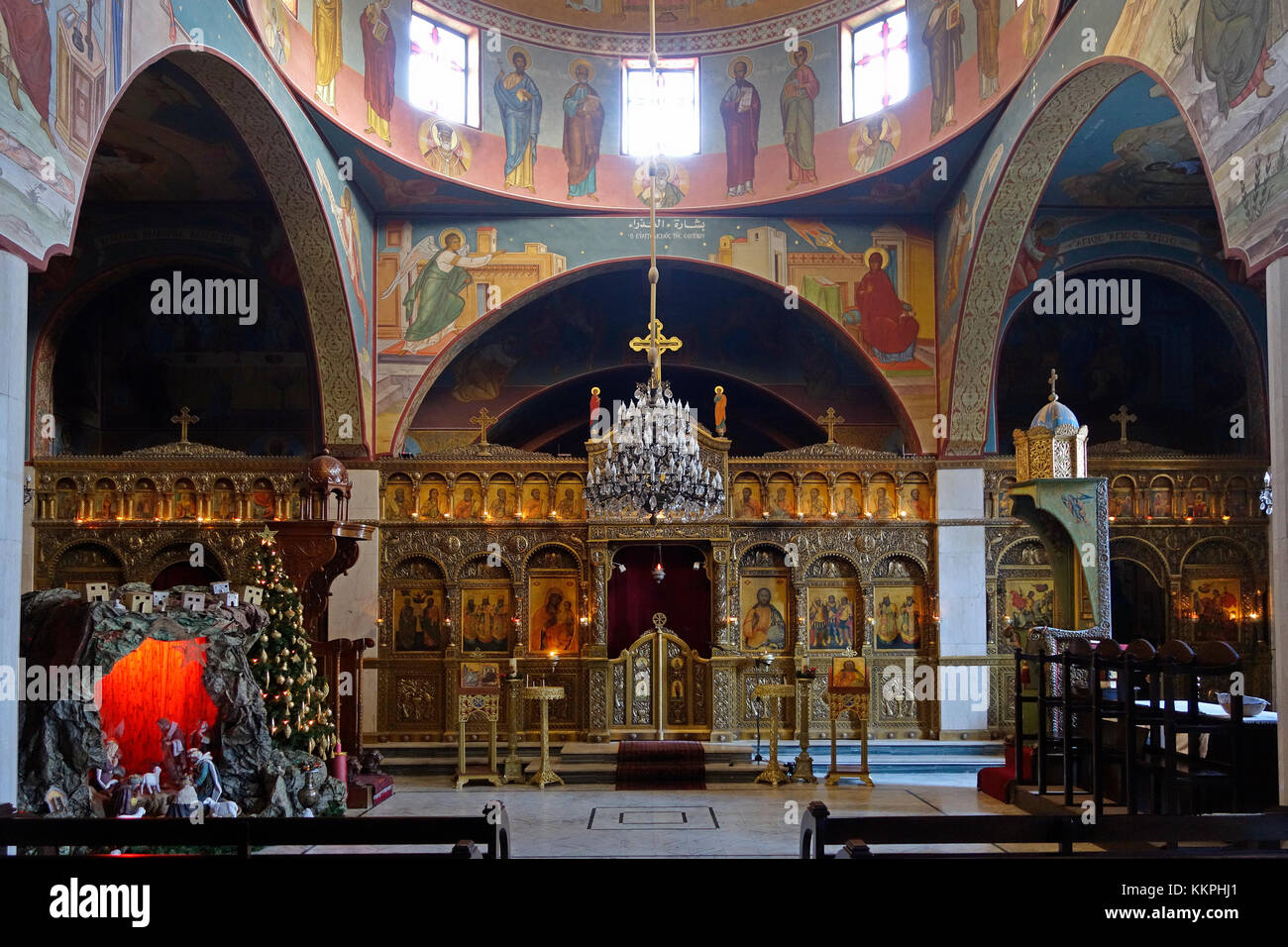 Interior of the Church of the Greek Catholic Melkite Cathedral of the ...