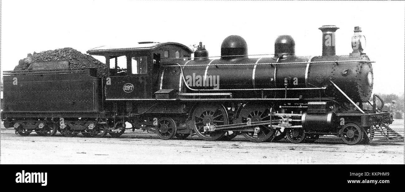 The CGR 4th Class 4-4-2 No. 297 is a steam locomotive built in 1897 for ...