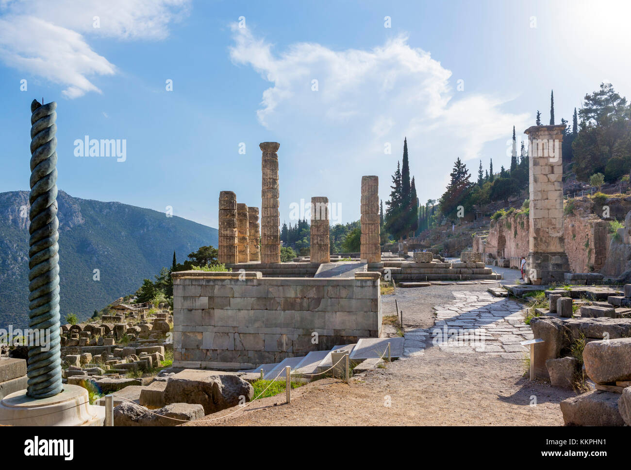 Column of apollo hi-res stock photography and images - Alamy