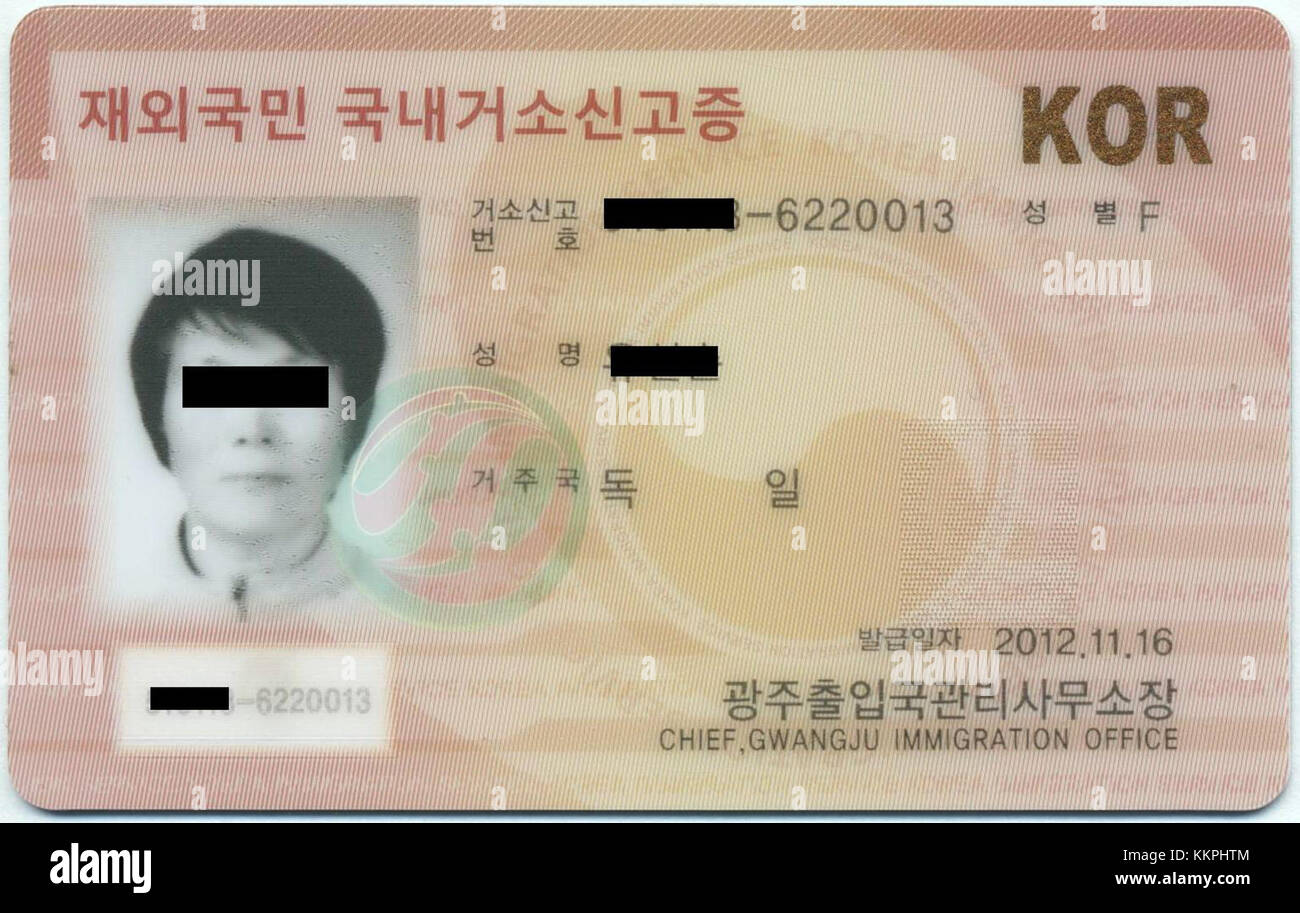 The South Korean identity card system has evolved from the Joseon ...