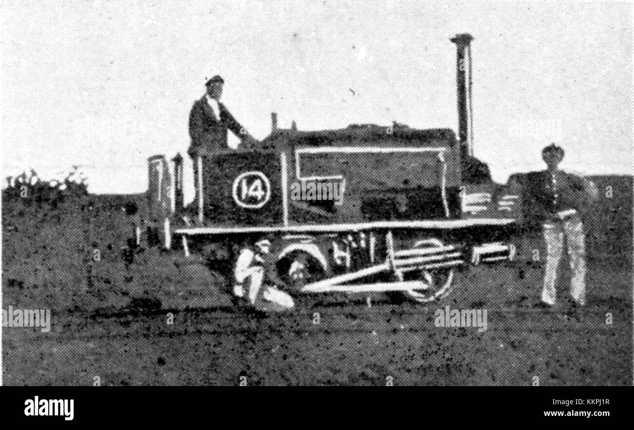 CGR 0-4-0ST 1874 no. M14 refers to a specific locomotive model built in ...