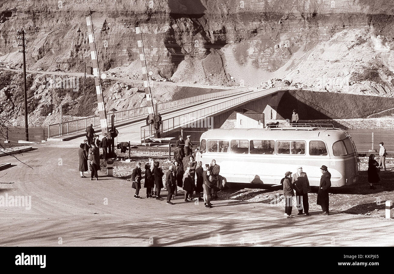 Podvelka with its new bridge, built in 1960, represents a modern ...