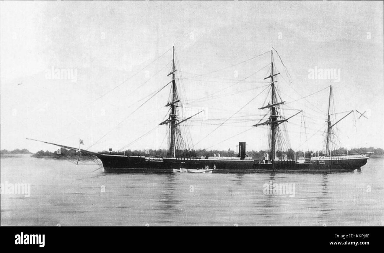 The Zhemchug was a Russian warship active during the late 19th century ...