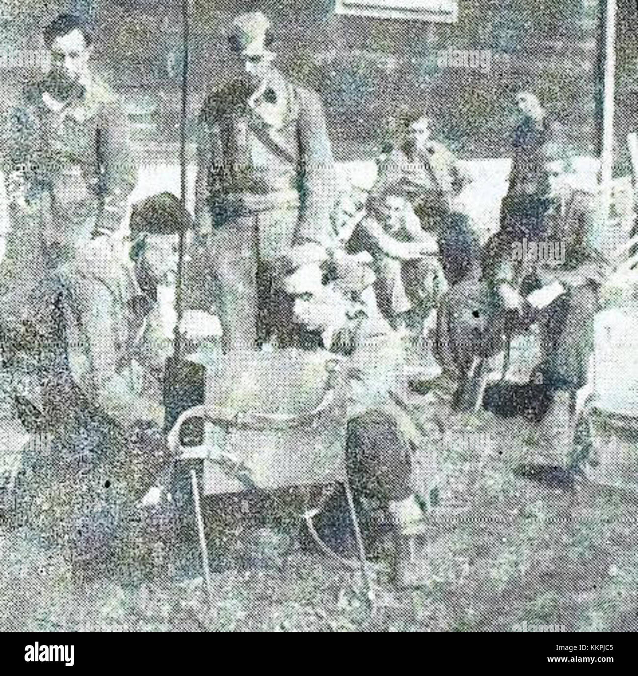 Radioodajna postaja IX. korpusa refers to a World War II-era radio ...