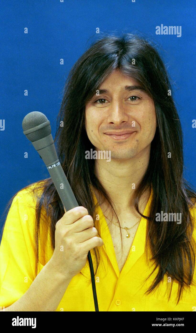 Steve Perry, lead singer of Journey, photographed in San Fransisco ...