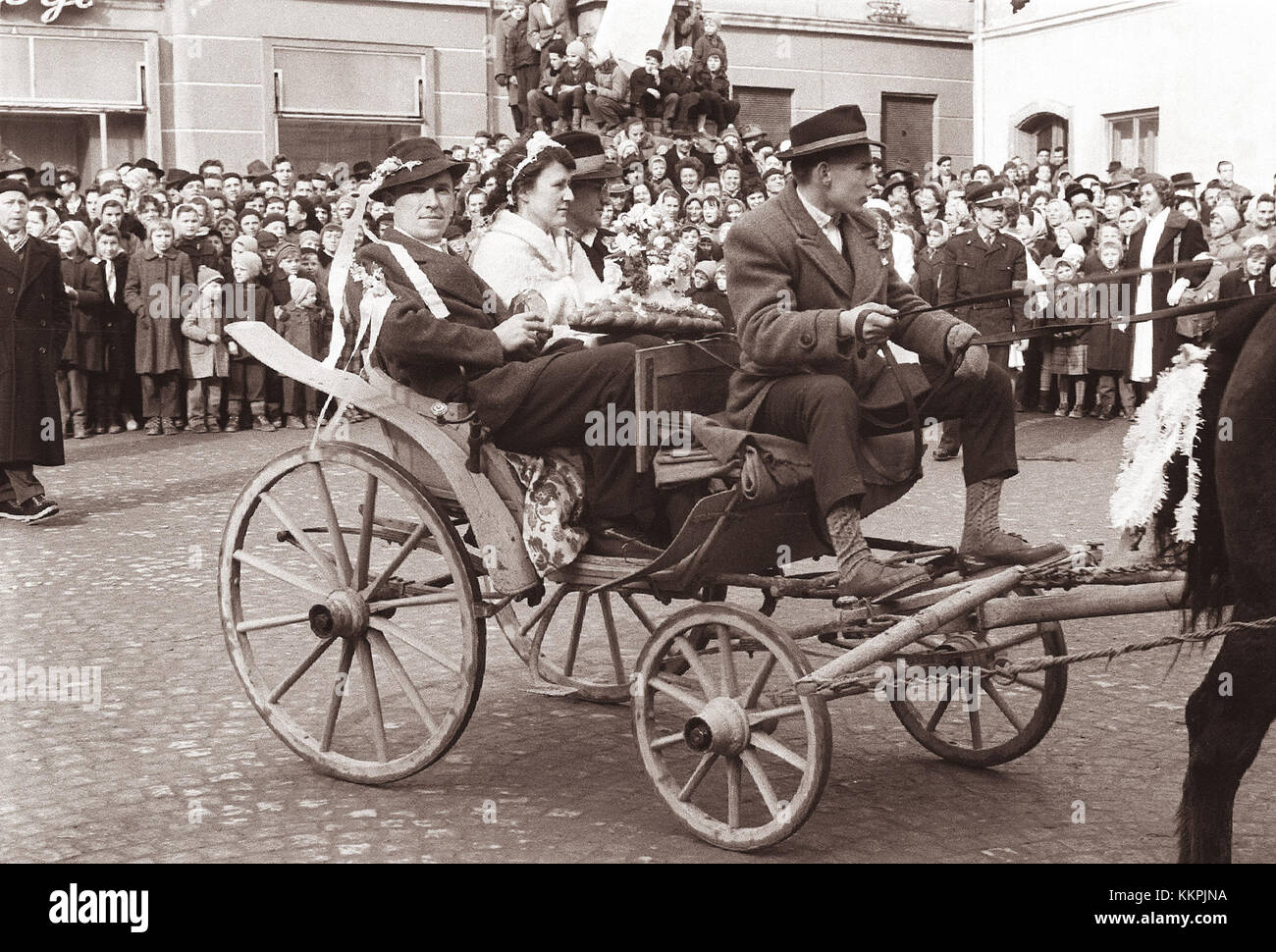 The Ptujski Pustni Karneval and Kurentovanje in 1961 is a traditional ...