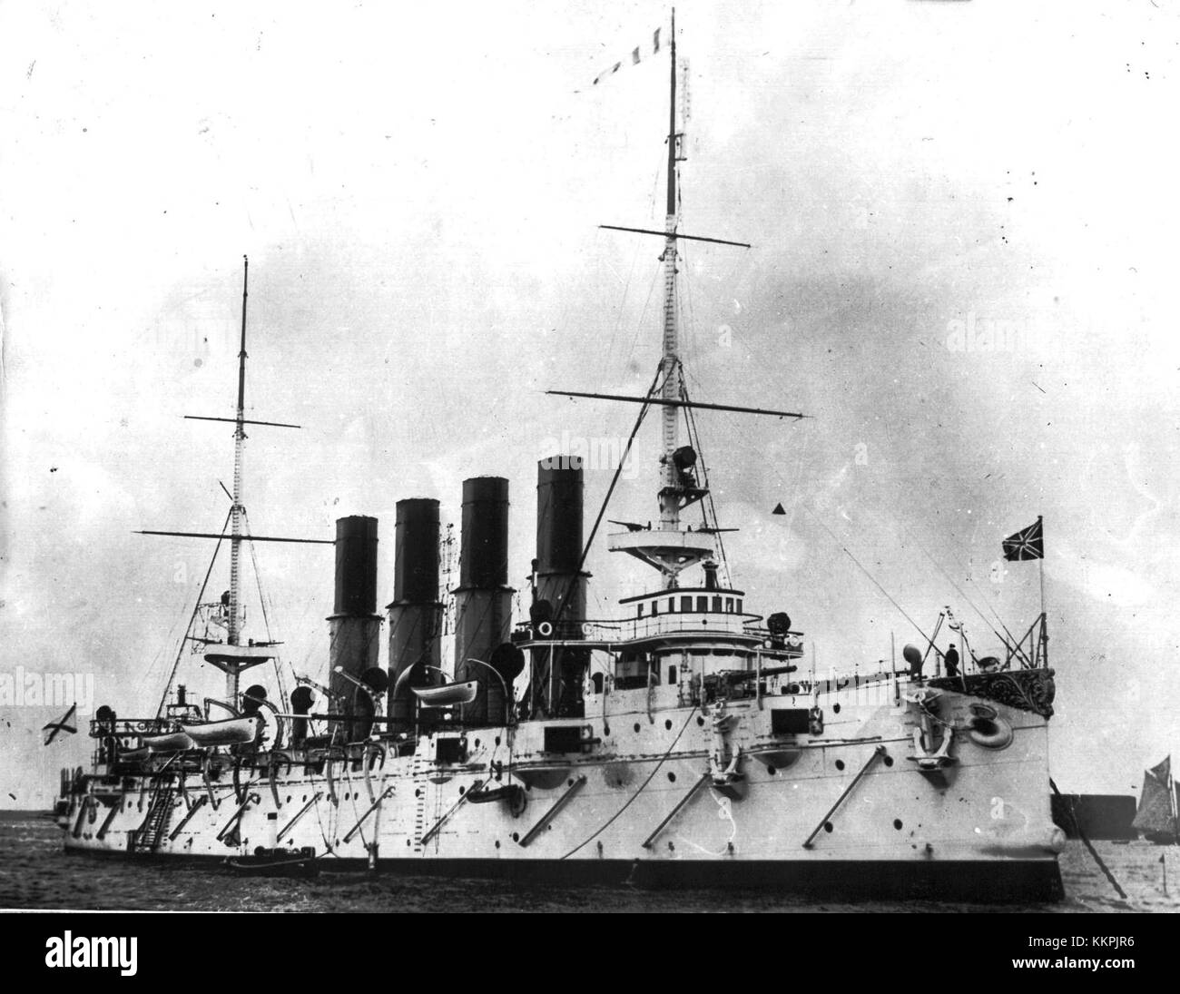 The Russian cruiser Varyag, launched in 1901 in Kronstadt, played a ...