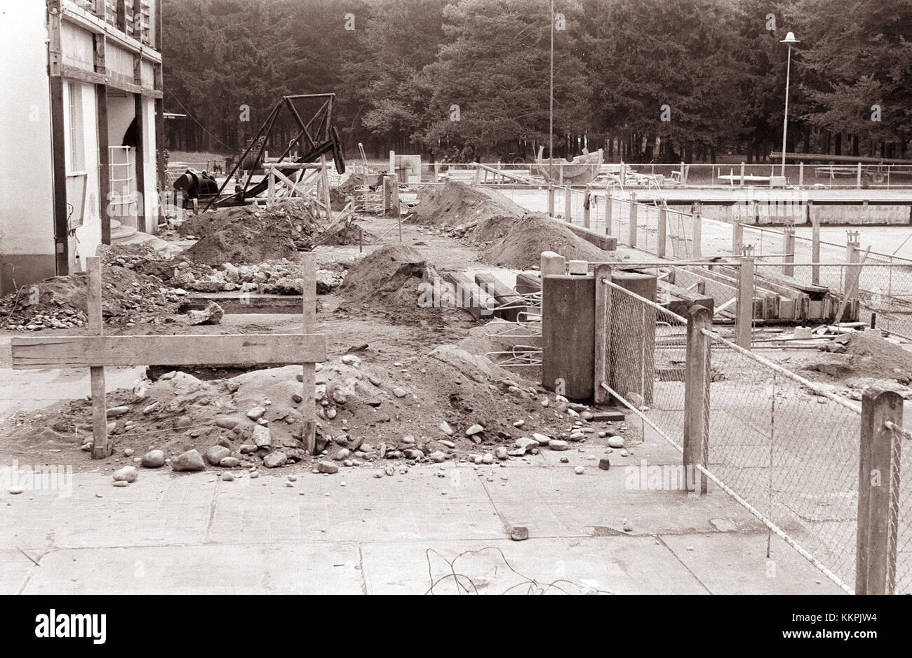 This photograph captures a moment from a 1961 event on Maribor Island ...