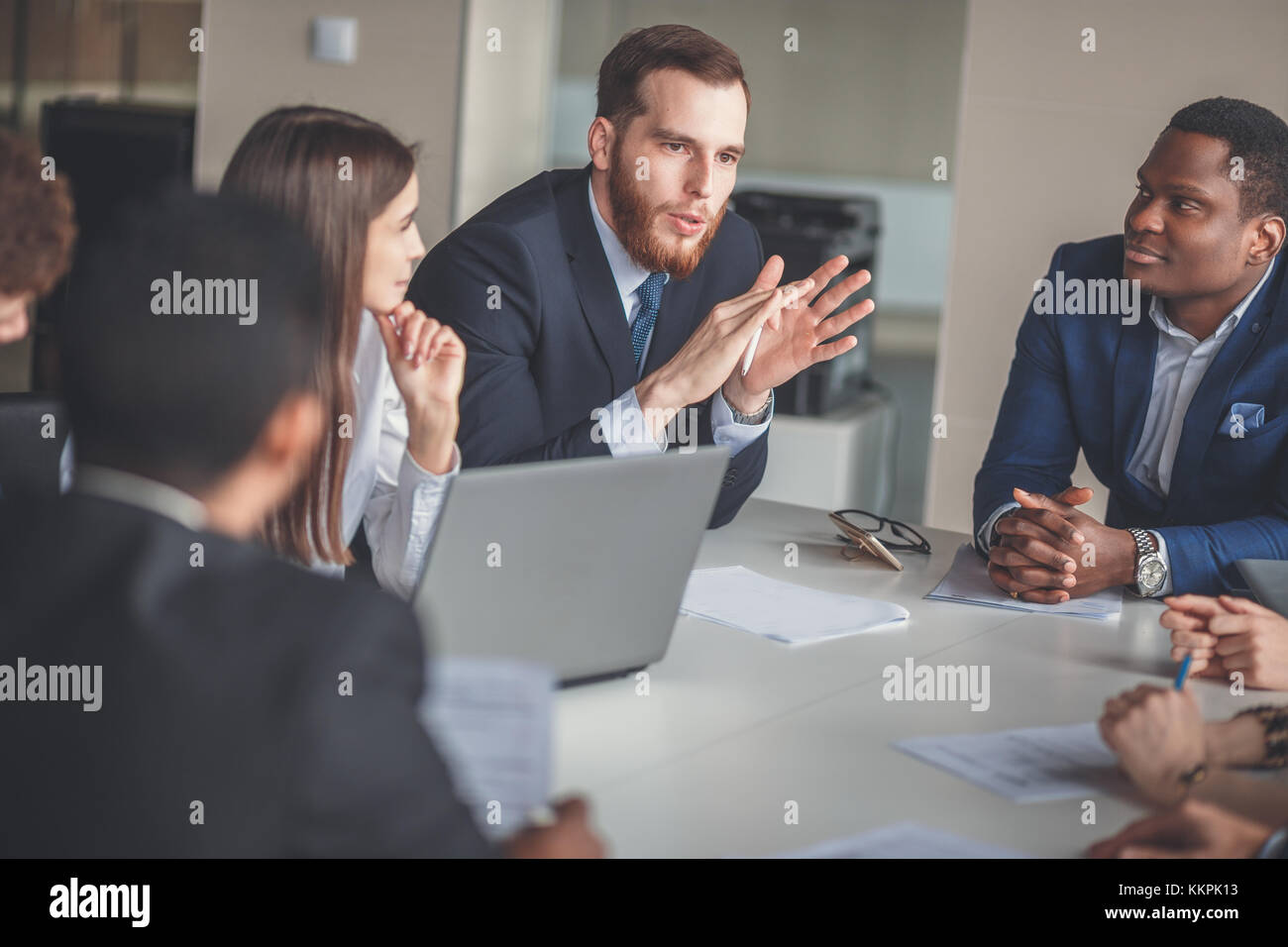 Staff meeting hi-res stock photography and images - Alamy