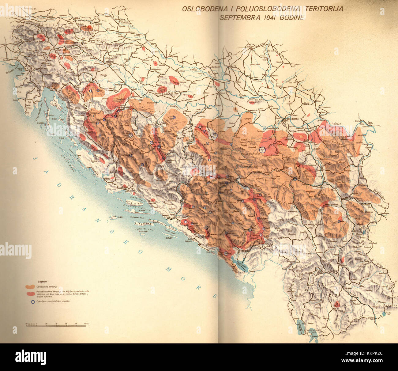 Ustanak u Jugoslaviji refers to the Yugoslav Partisan uprisings during ...