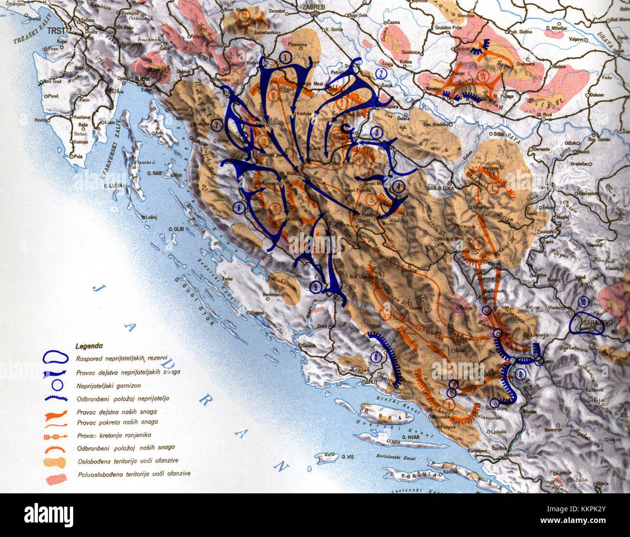 Operacija Weiss I refers to a military operation, likely related to ...