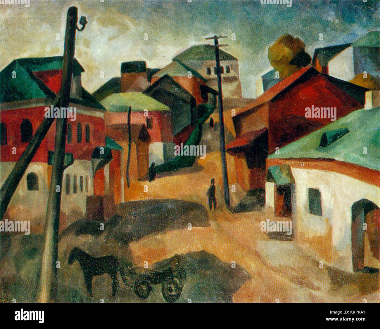 Robert Falk's 'Staraya Ruza' is a renowned painting created by the ...