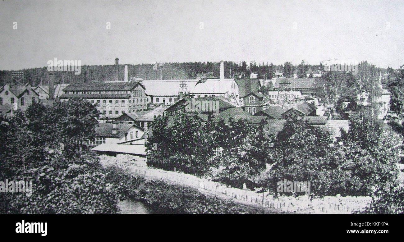 Fagersta bruk 1800slut 1959 Stock Photo - Alamy