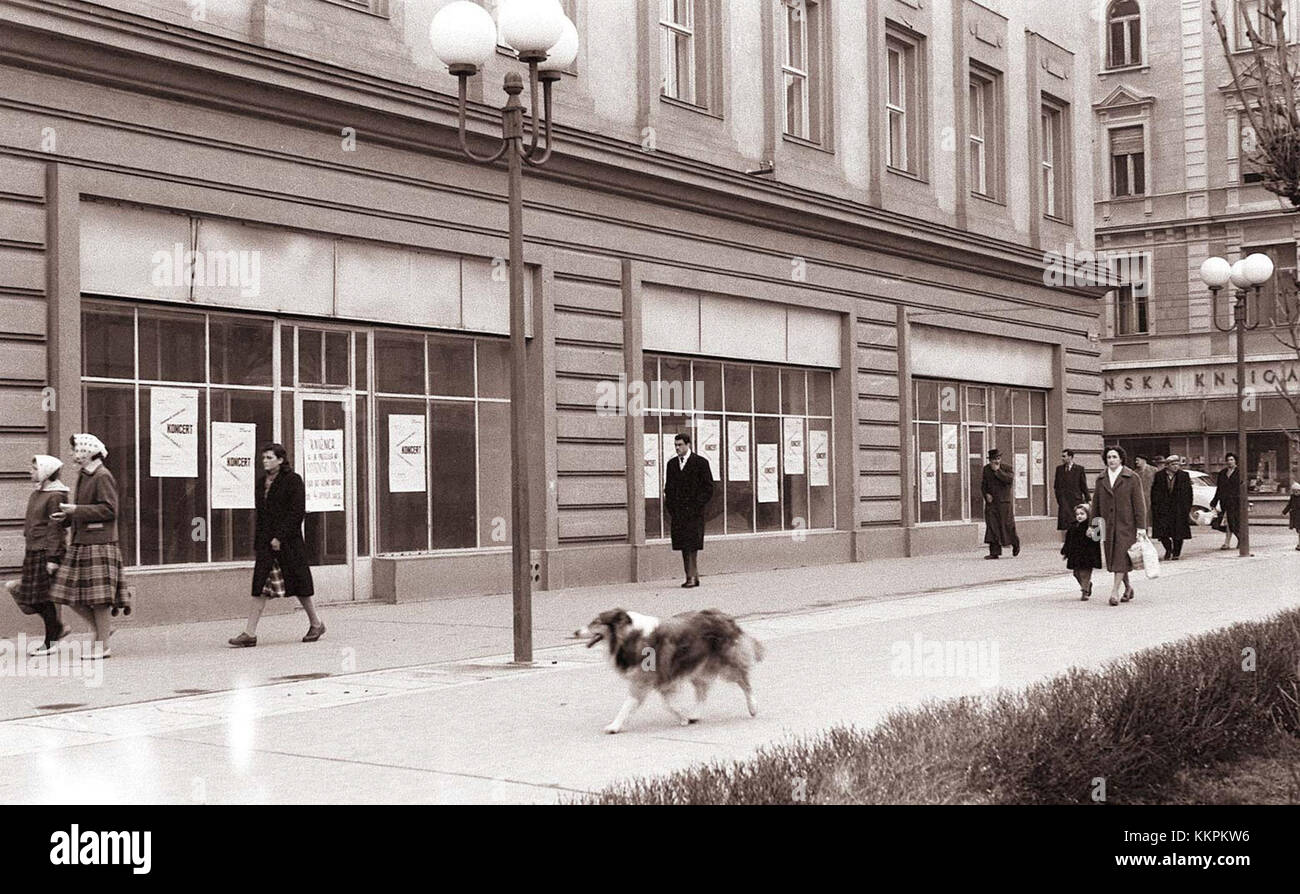 Partizanska cesta is a street in Maribor, Slovenia. This photo from ...
