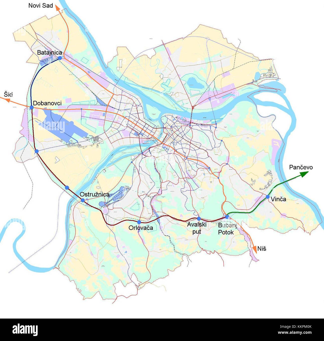 Transportation serbia Cut Out Stock Images & Pictures - Alamy
