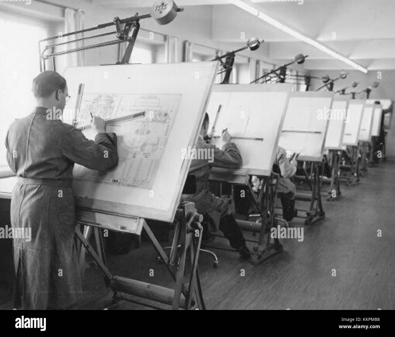 Design office Black and White Stock Photos & Images - Alamy