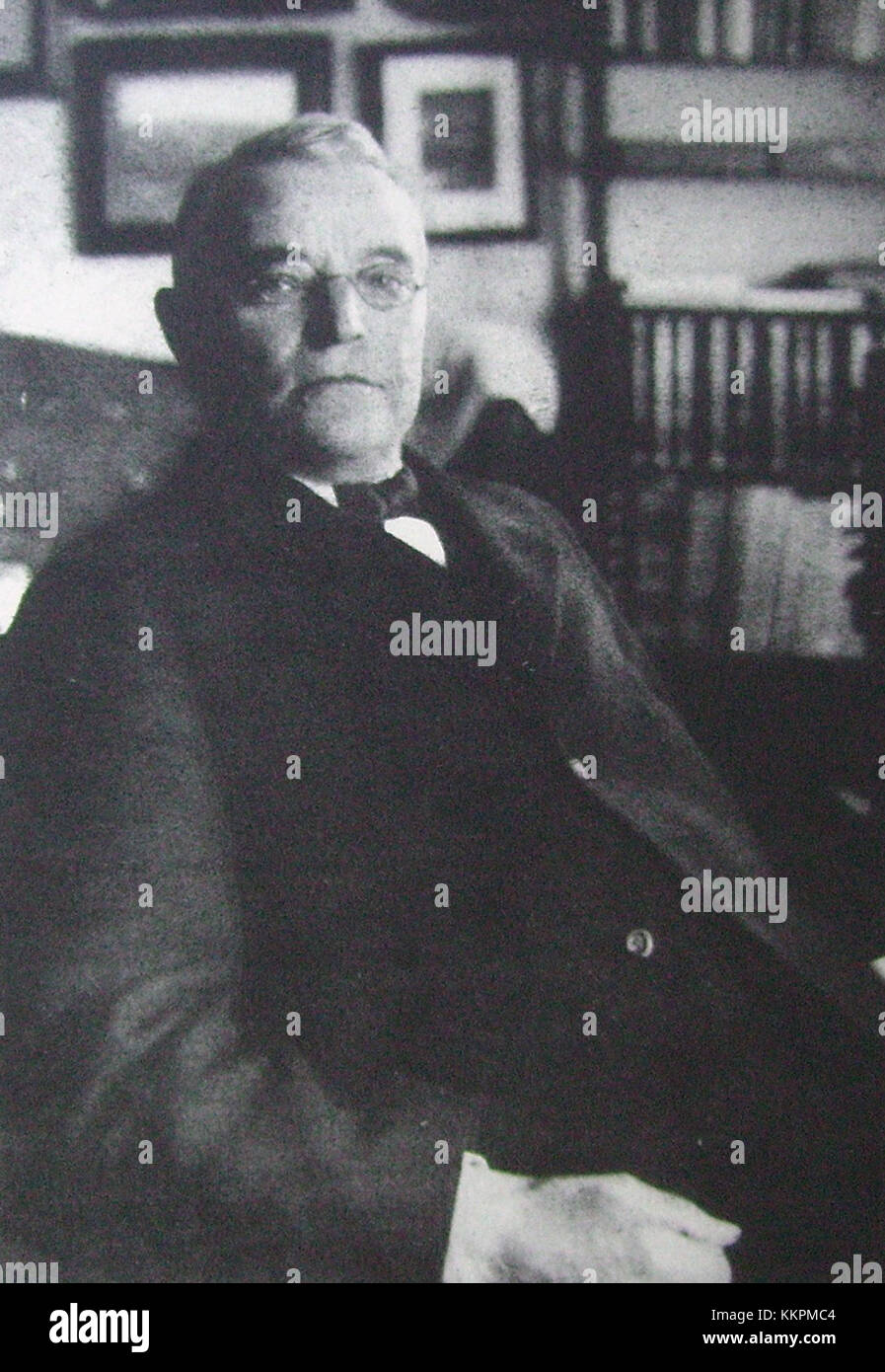 Dr. Ernst Westerlund, a notable figure in 1936, is likely depicted in ...