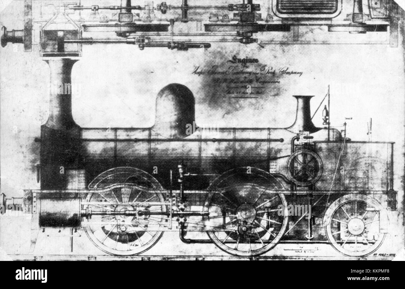 Technical drawing of CGR ex CTR&D no. 1 8042, illustrating design ...