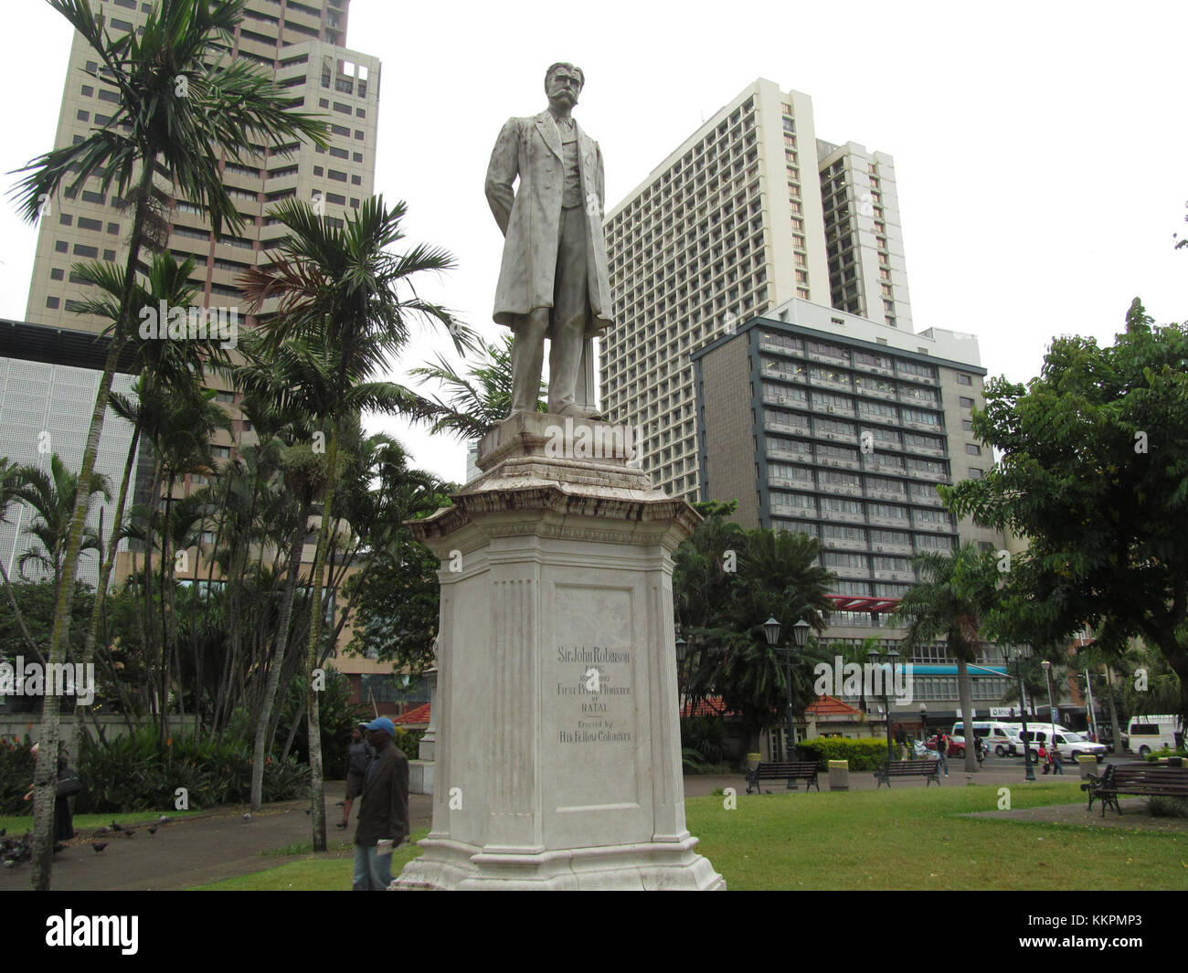 This statue of Sir John Robison, a distinguished individual from the late 19th to early 20th ...
