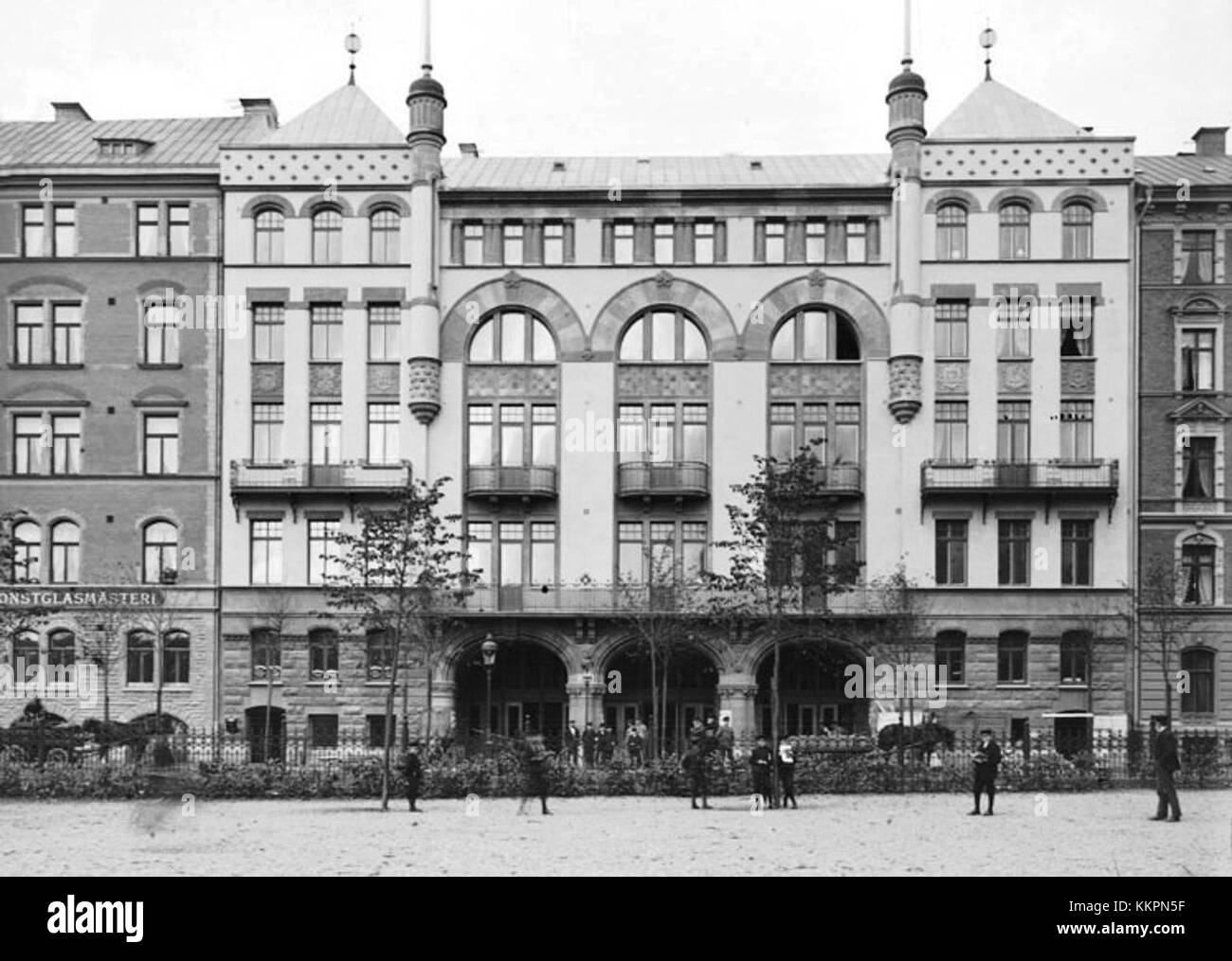 Gamla Folkets Hus, a historical building in Sweden, represents the ...