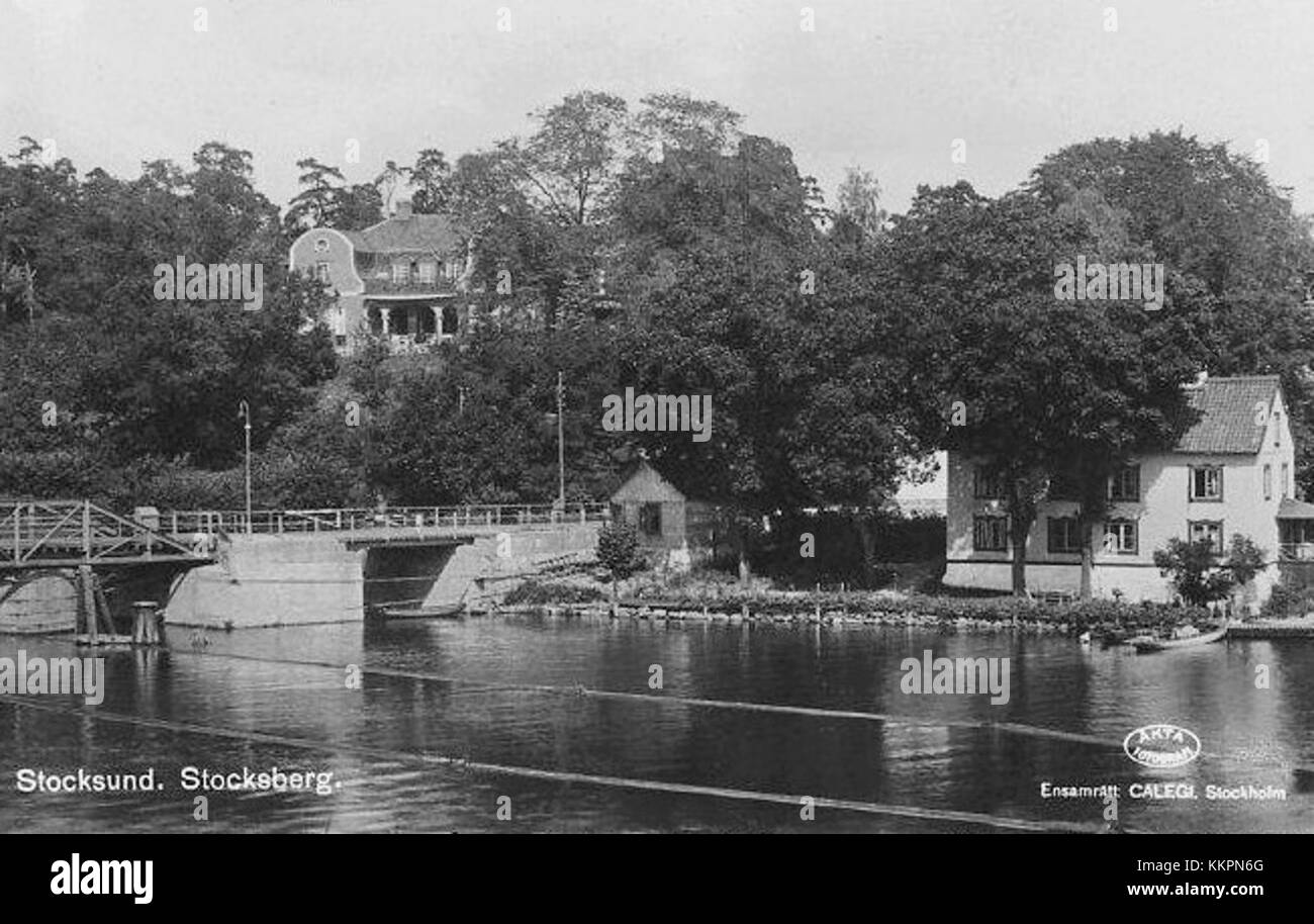 Danderyd Stocksund Stocksberg 1931 Stock Photo - Alamy