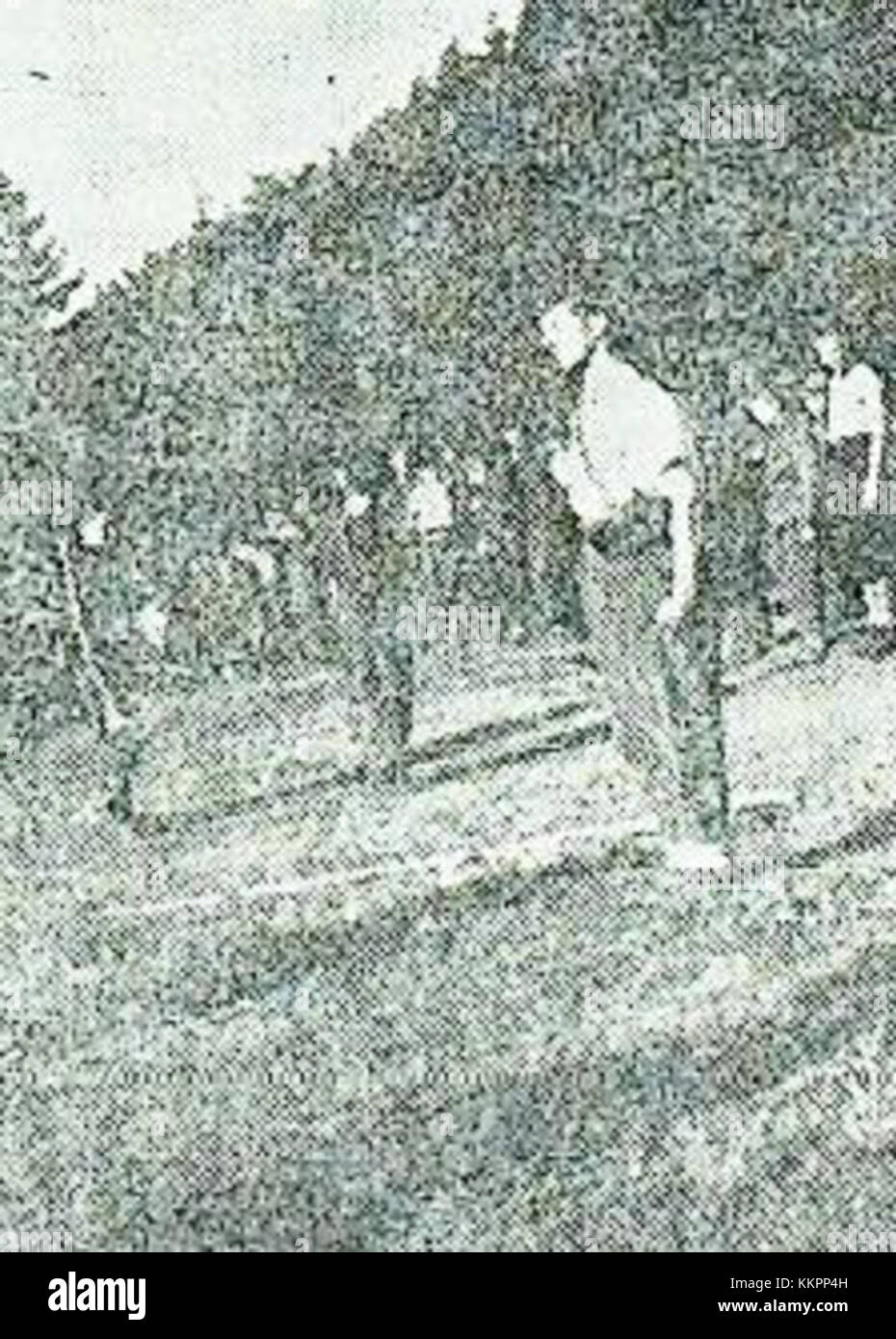 The title refers to the 31st Division's soldiers before departure ...