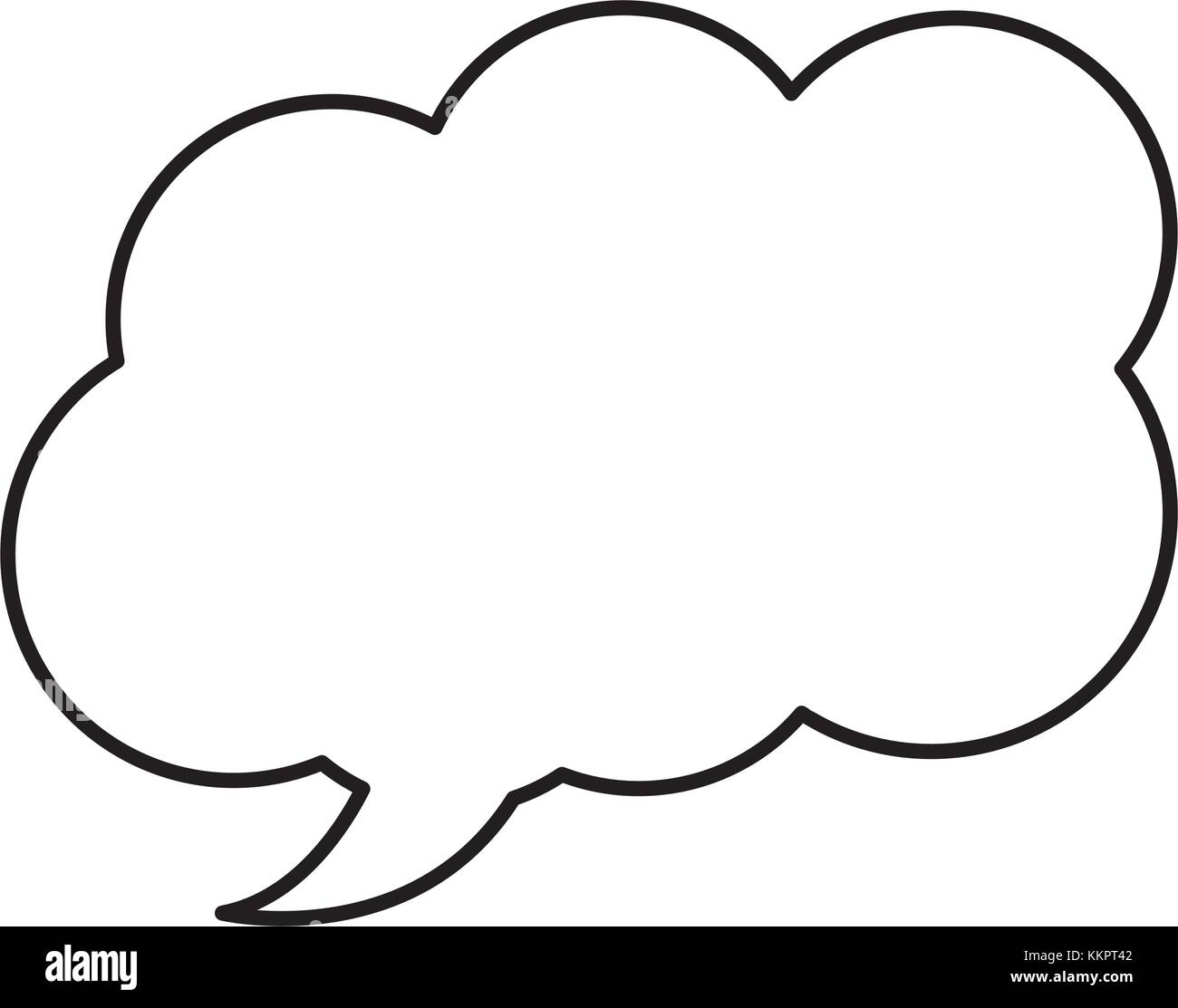 speech bubble message dialog chat Stock Vector Image & Art - Alamy