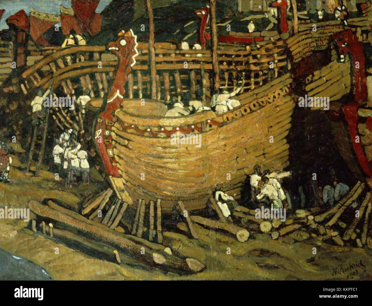 Nicholas Roerich, a renowned Russian artist, created works depicting ...