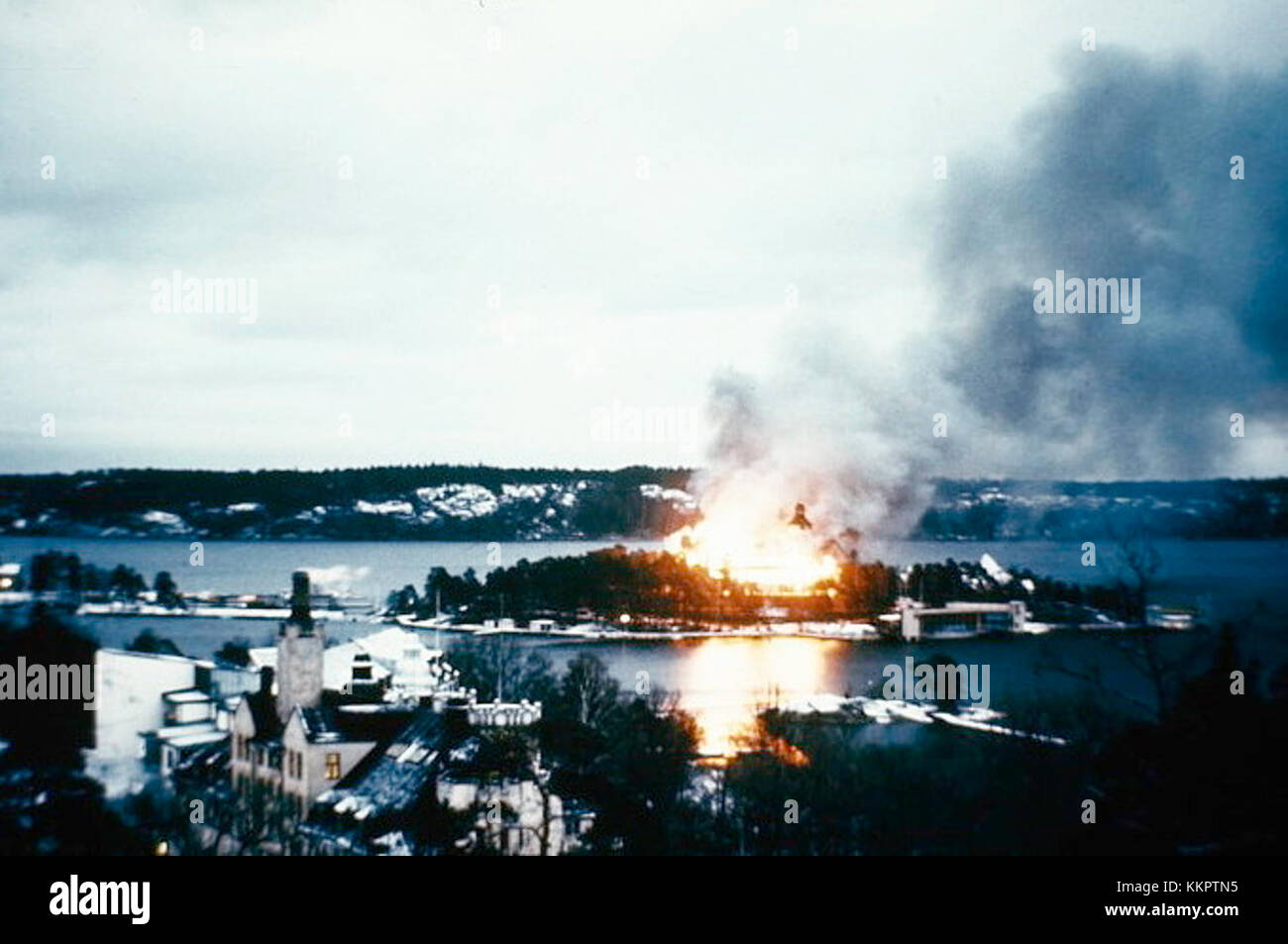 The Grand Restaurant in Sweden was destroyed by a fire in 1968. The ...