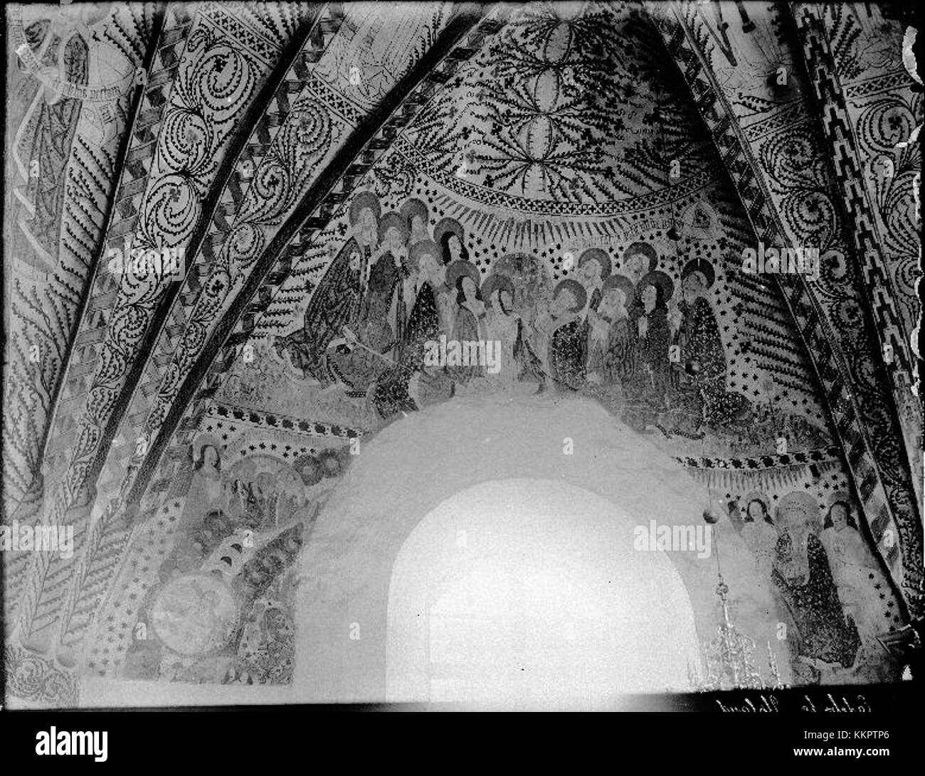 The fresco in Edebo Church, Sweden, is a significant piece of religious ...