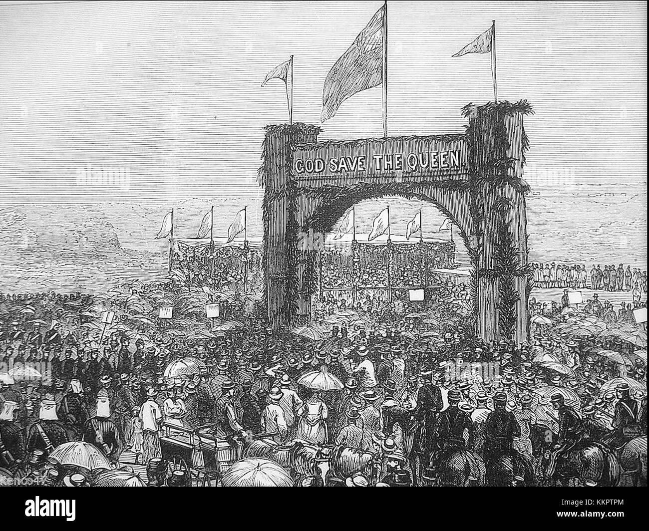 Inauguration ceremony natal government railways durban1 Stock Photo - Alamy