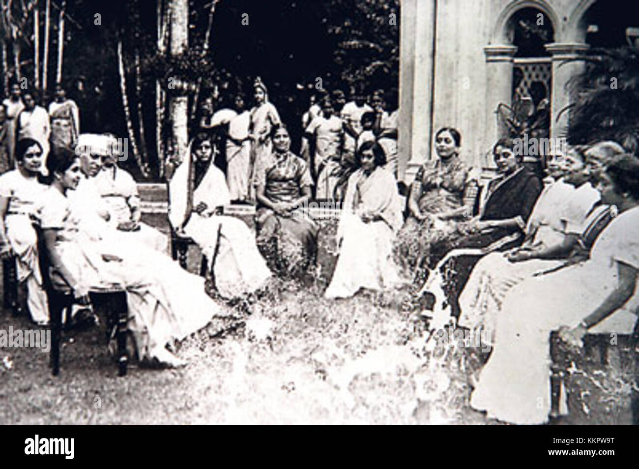 Jawaharlal Nehru With His Wife
