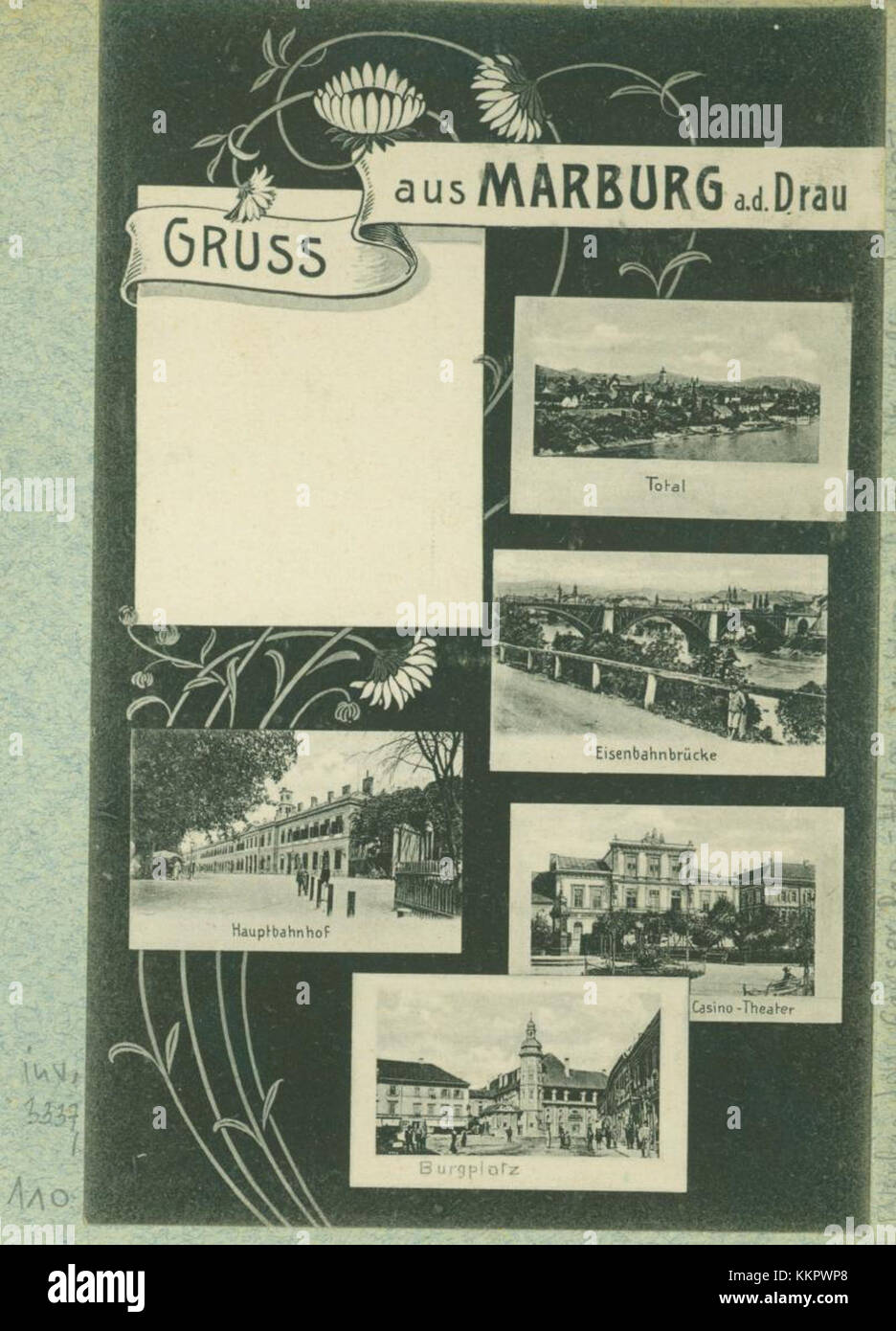 This postcard collection of Maribor, curated by Dr. Amand Rak in 1903 ...