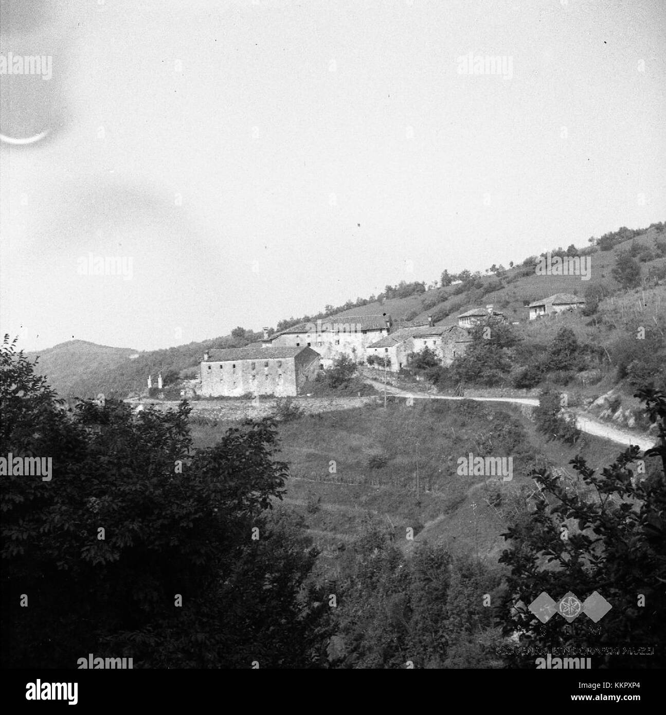 View on rural road Black and White Stock Photos & Images - Alamy