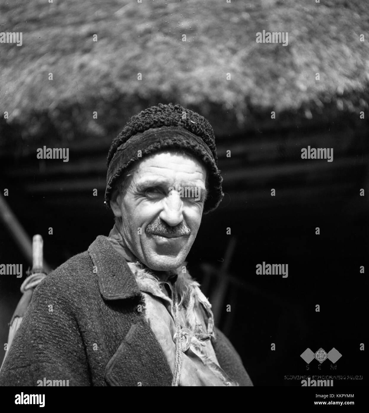 This 1955 photograph, *Obrov. Tu v pastirski obleki* by Tone Markovkin ...