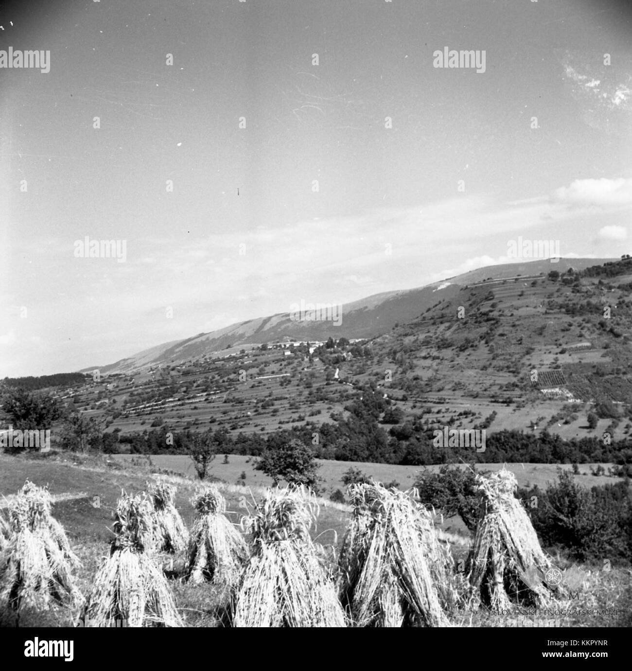 Pogled na Barko, a 1955 image, likely shows a scenic view of a ship or ...