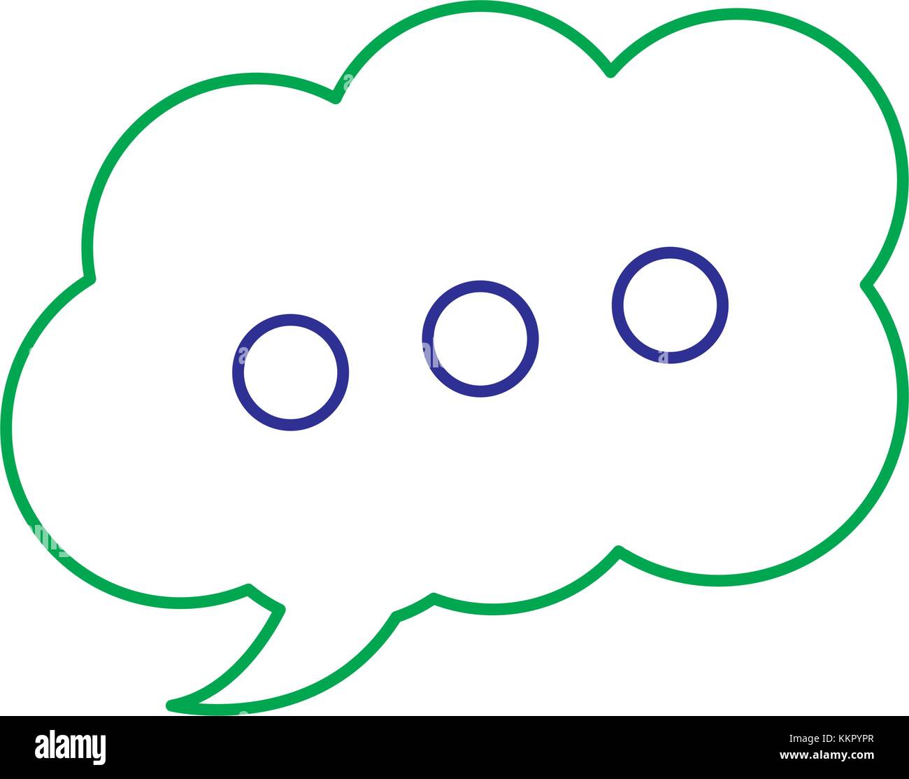 speech bubble message dialog chat Stock Vector Image & Art - Alamy