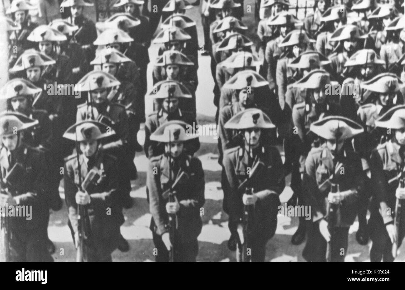 Photograph depicting the parade of Carabinieri in Ljubljana, Slovenia ...