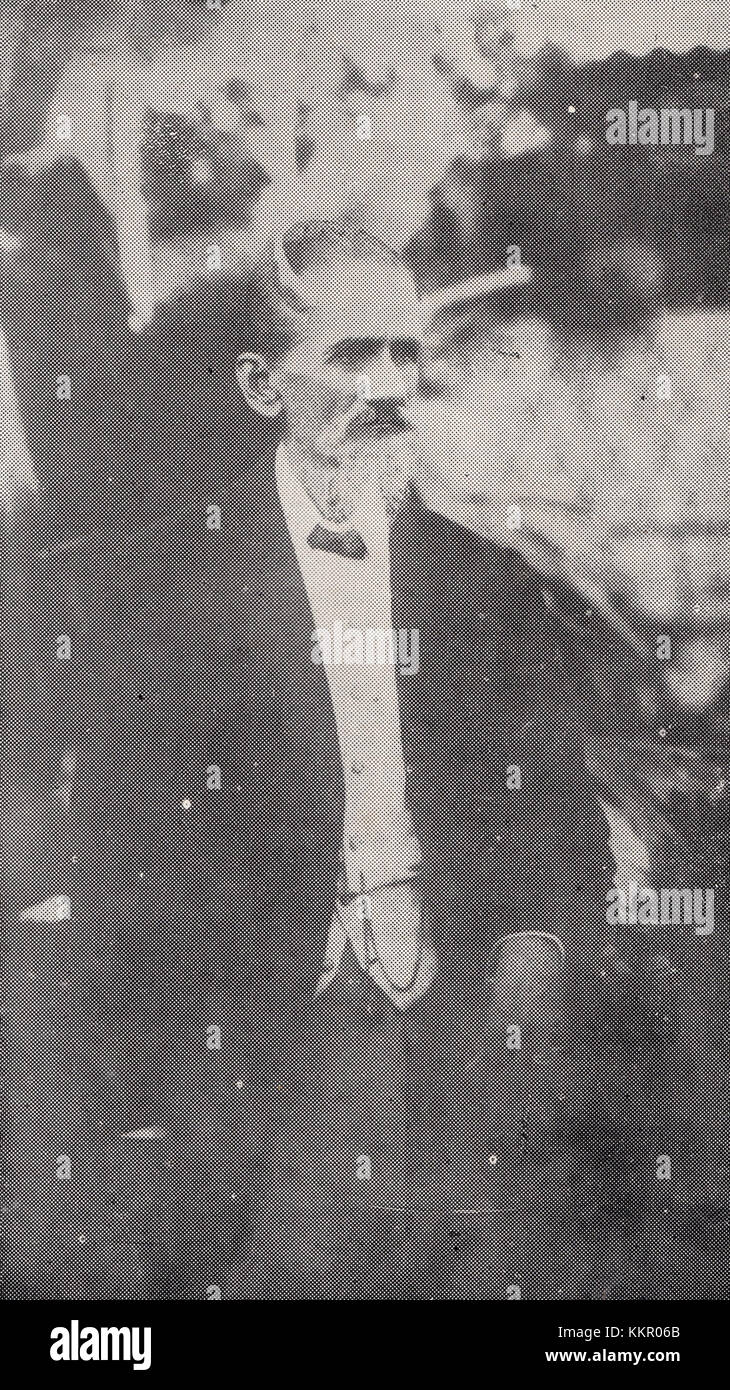 A historical portrait of D.D. Pedris, the father of Henry Pedris, an ...