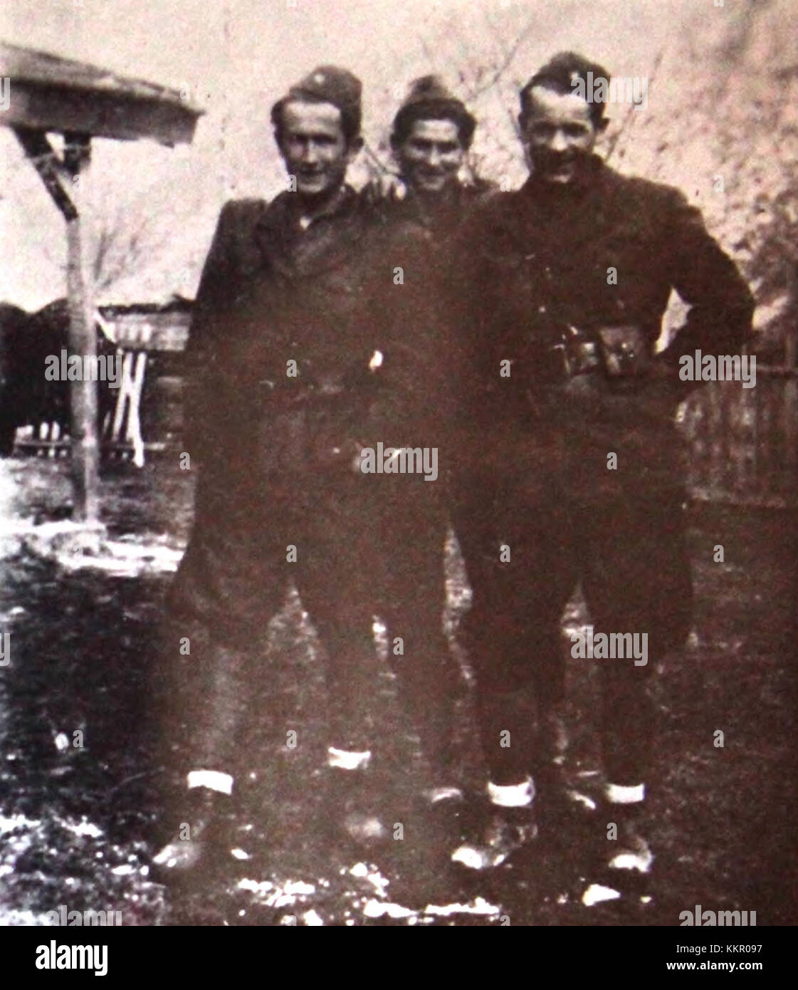 A historical photo of the political commissars from the 1st Overseas ...