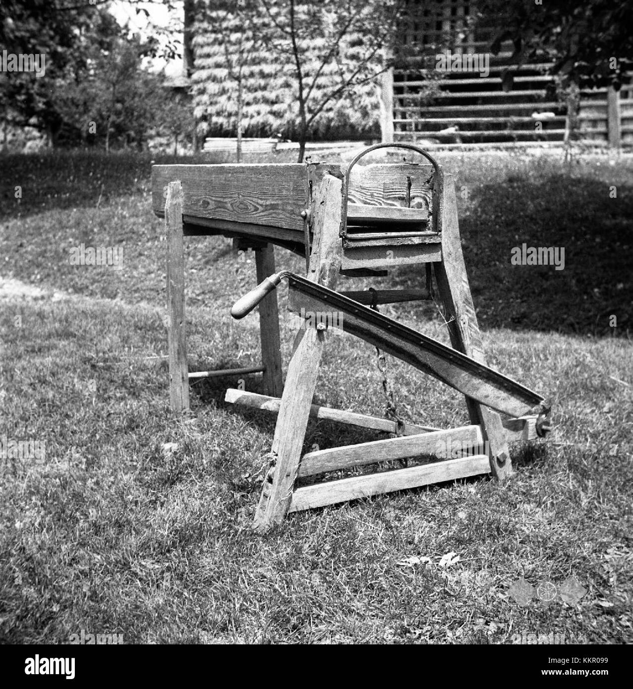 Truga za slamo rezat, Reber 1957 Stock Photo - Alamy